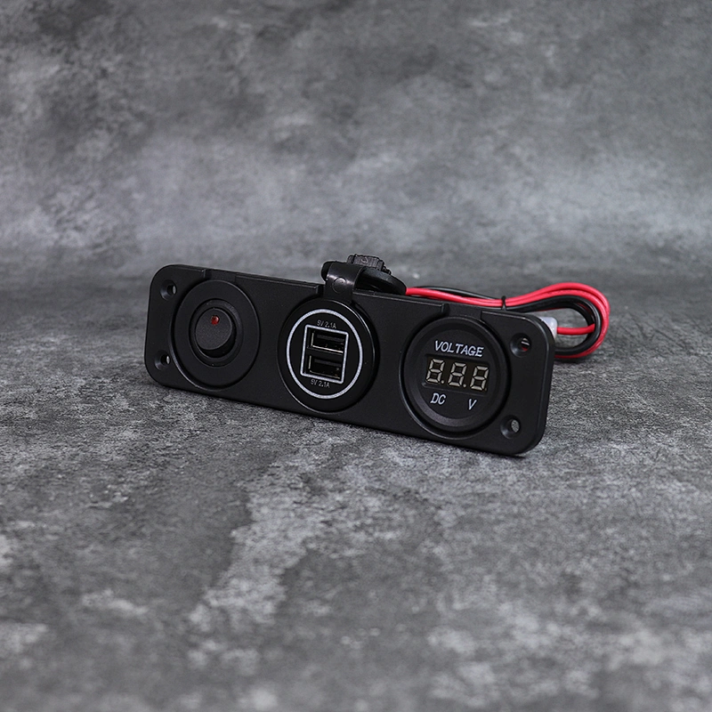 USB power outlet automotive 12V USB flush mount receptacle Manufacturer ...