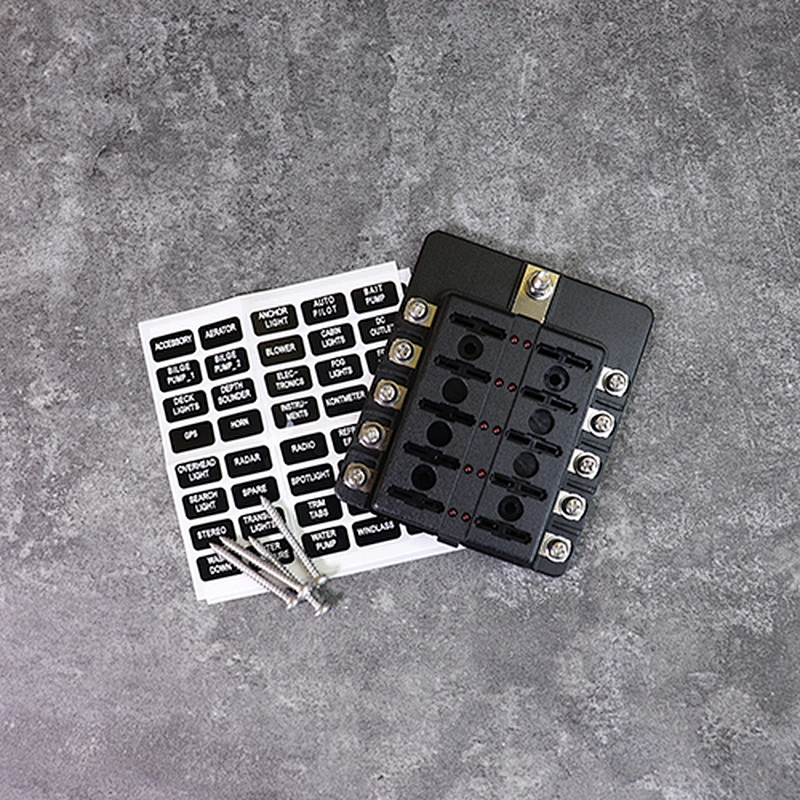 marine fuse block10 way fuse boxboat switch panel with fuses ...