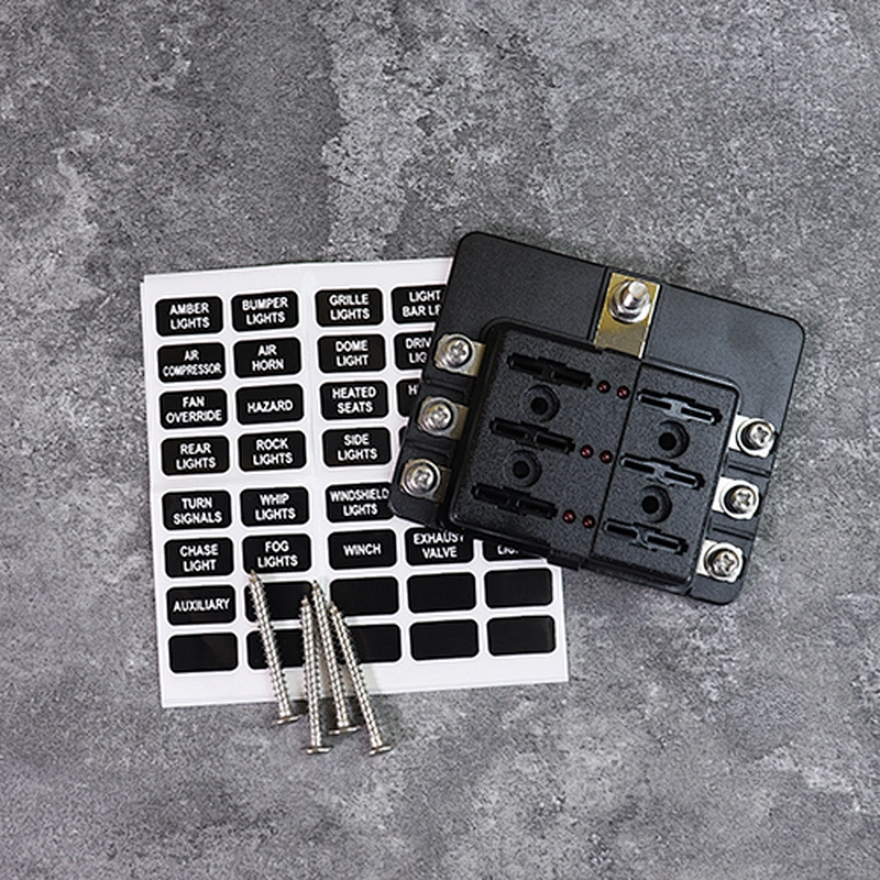 DC fuse box 6 way fuse block circuit fuse box Manufacturer | DAMAVO