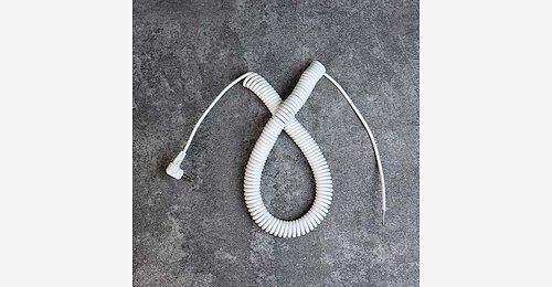Curly extension lead coiled aux cord electrical spiral cable ...