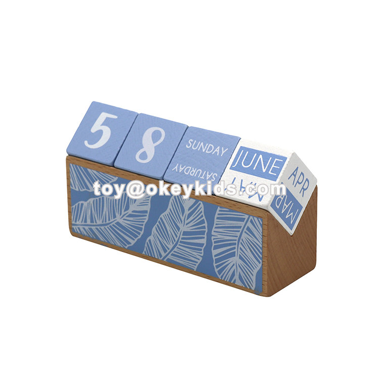 Customized wooden cubes calendar- Wenzhou Times Arts&Crafts
