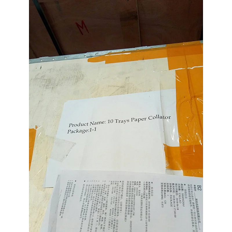 Paper Collating Sorting Machine , 10 Stations Duplo Paper Collating ...