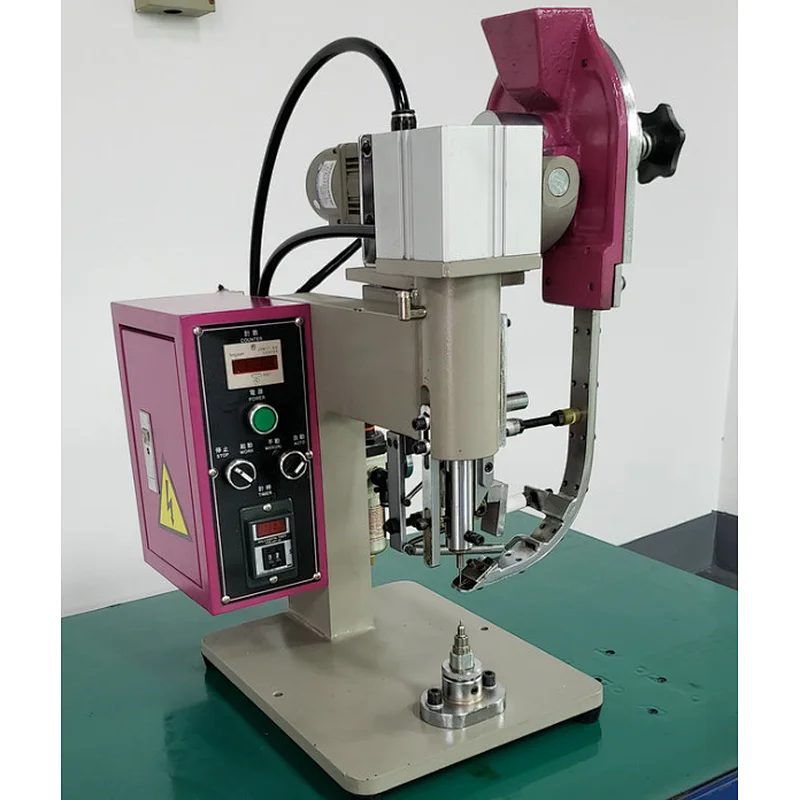 Desktop Electric Eyelet Machine , Mini Eyelet Machine , Eyelet Punching ...