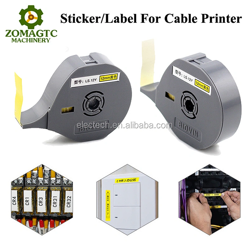 Thermal Printing Method PVC Cable Wire Label Printer Cable Marking ...
