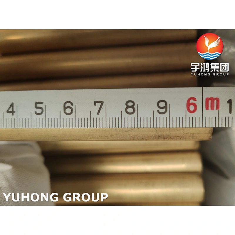 JIS H3300 C6872T Aluminium Brass Seamless Tube