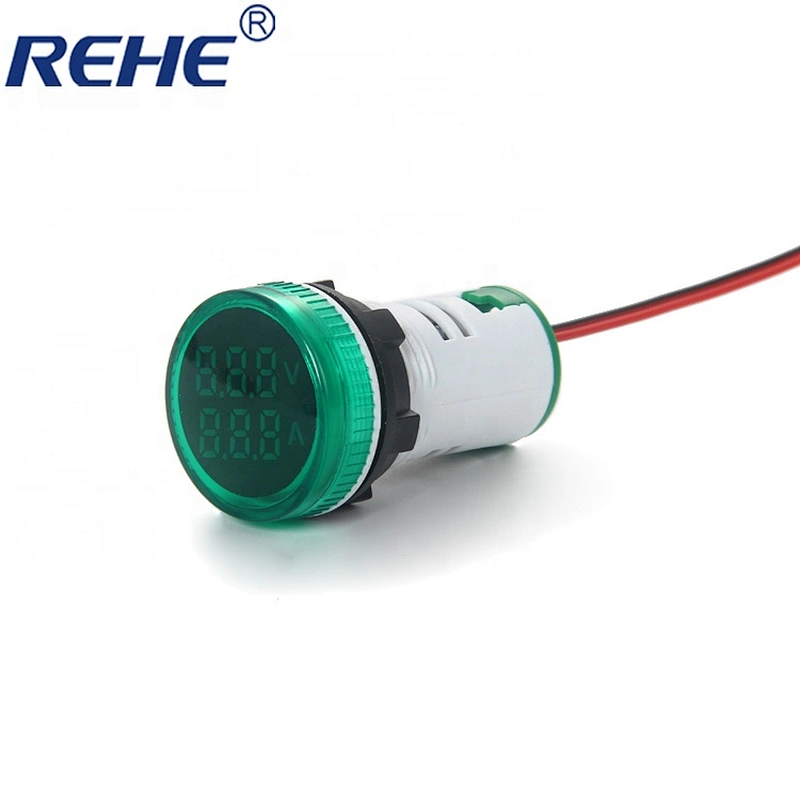 22mm Mini Indicator Lights Ammeter and voltmeter multi signal lamp with ...