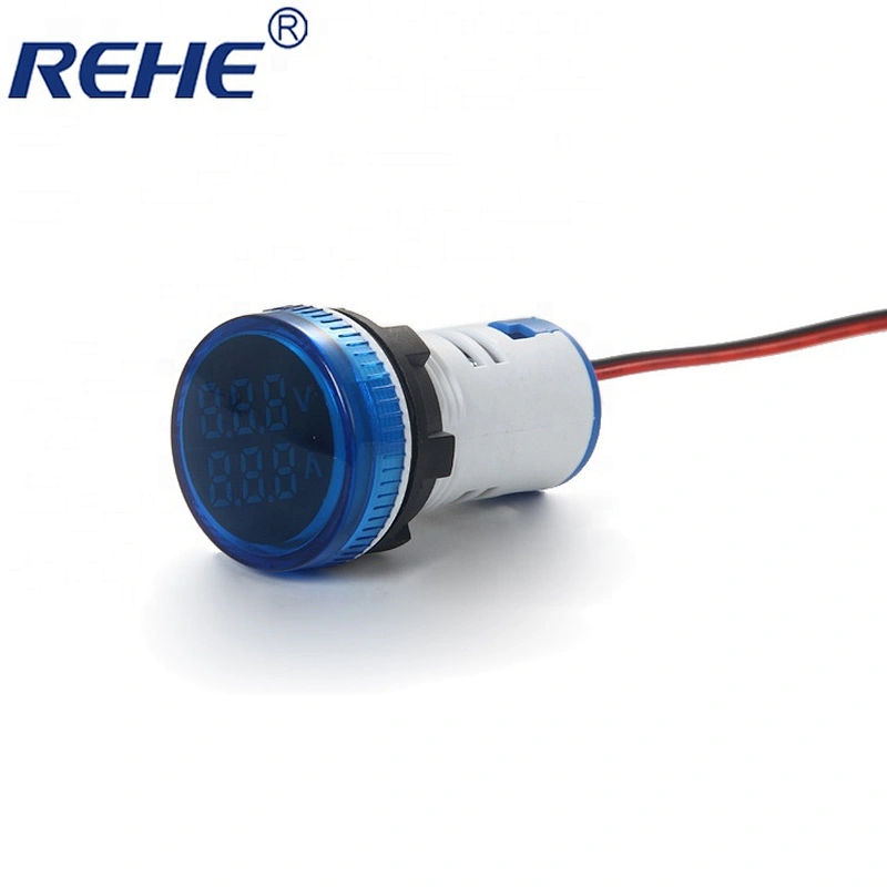 22mm Mini Indicator Lights Ammeter and voltmeter multi signal lamp with ...