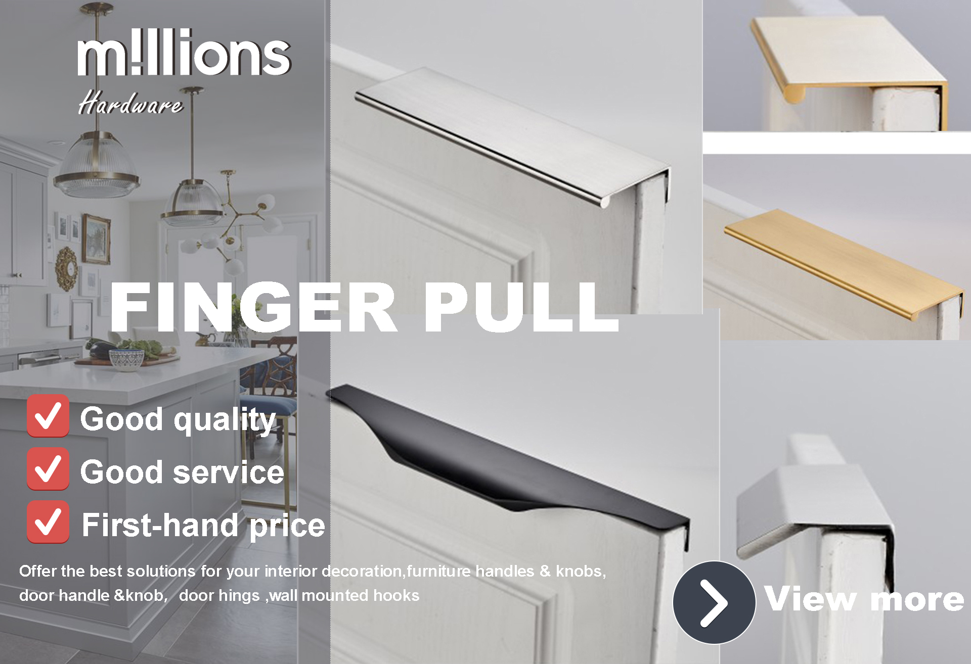 Finger Pull Kitchen Cupboards | Cabinets Matttroy
