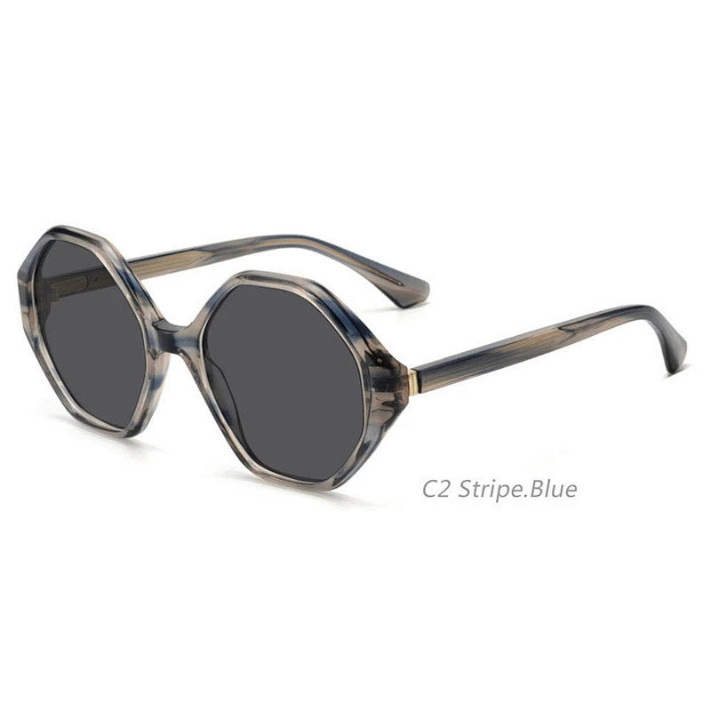 Acetate Geometric Shape Sungalsses - For Woman | Searay Optical