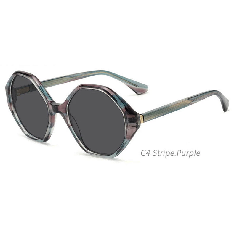 Acetate Geometric Shape Sungalsses - For Woman | Searay Optical