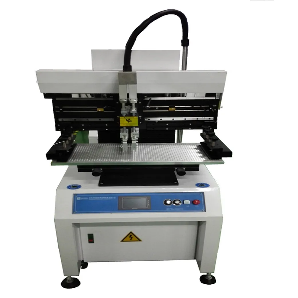 Solder paste printer semi-auto type smt screen printing smd soldering ...