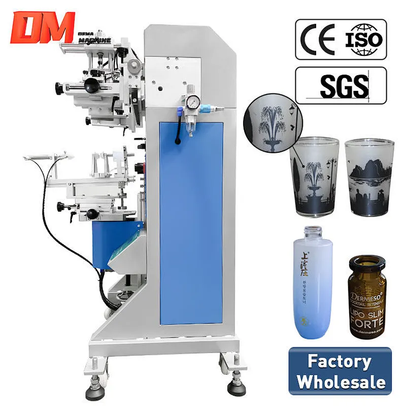 high quality screen printing machine for glass bottles