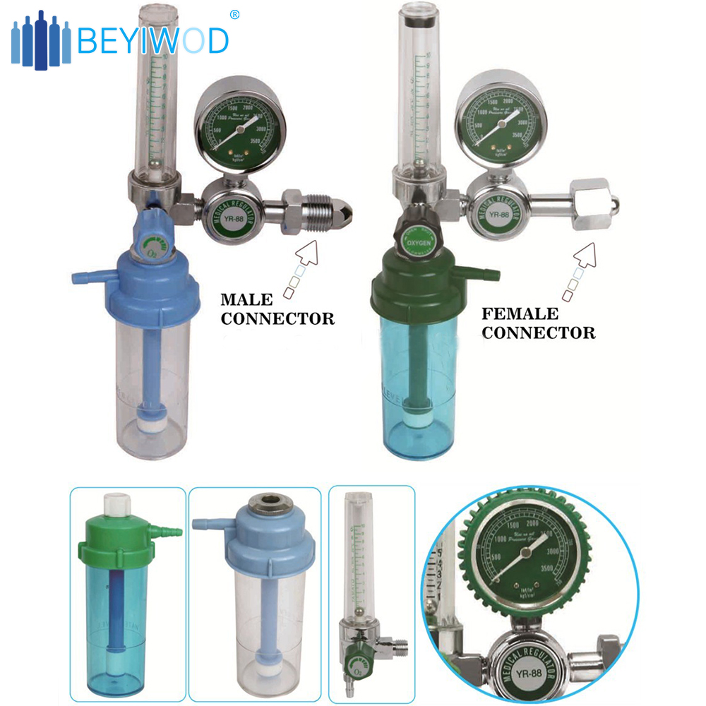 medical oxygen inhaler, oxygen regulator with humidifier for ambulance ...