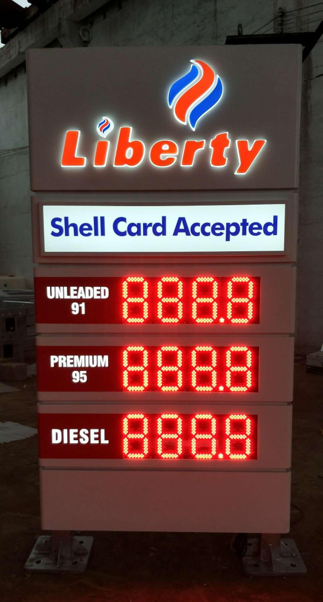 gas station signage , gas station , station gas - GRACE SIGNAGE