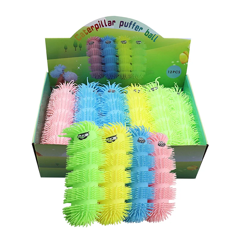 Light Up Large Puffer Caterpillar Toy