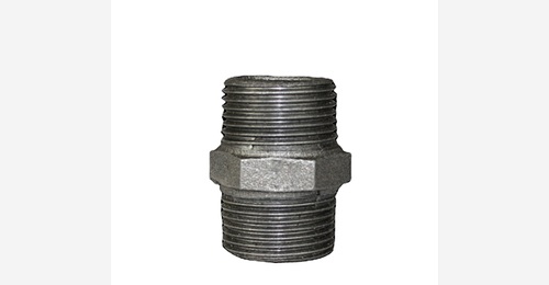 Hot Selling Casting Malleable Iron Fittings, pipe connector Galvanized Hex Nipple from China ...