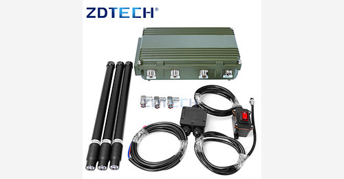 SHENZHEN ZD TECH CO., LTD 160W High Power Long Distance FPV UAV Detection Multi Band Vehicle ...