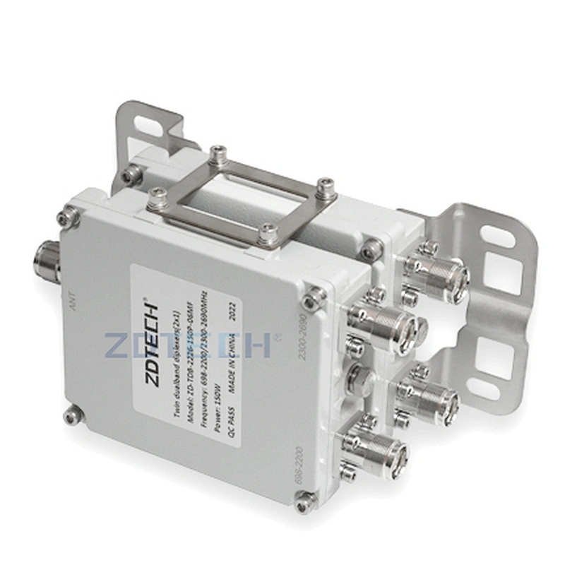 SHENZHEN ZD TECH CO., LTD Double unit dual band combiner diplexer 698 ...