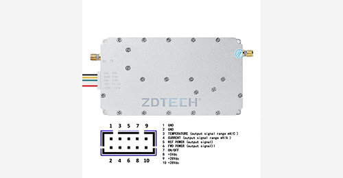 SHENZHEN ZD TECH CO., LTD ZD Customized 860-1400MHz 25W 10 PIN Power ...