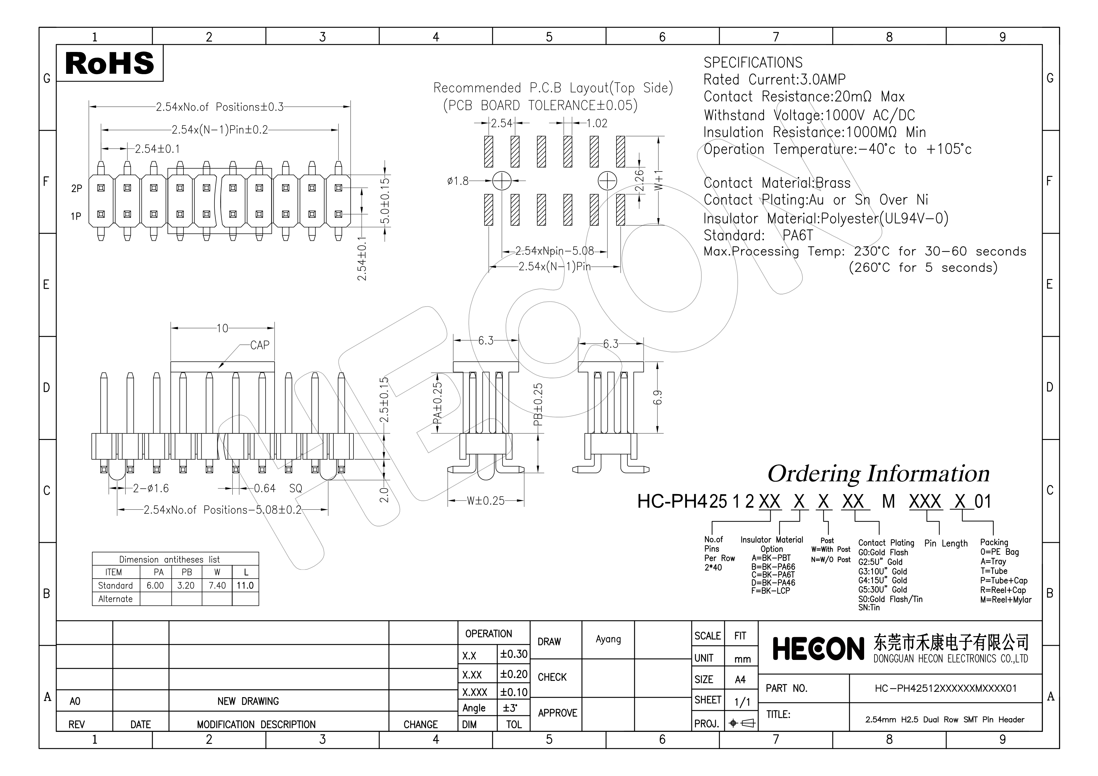 PCB Connector &Wire Harness-Manufacturer HECON