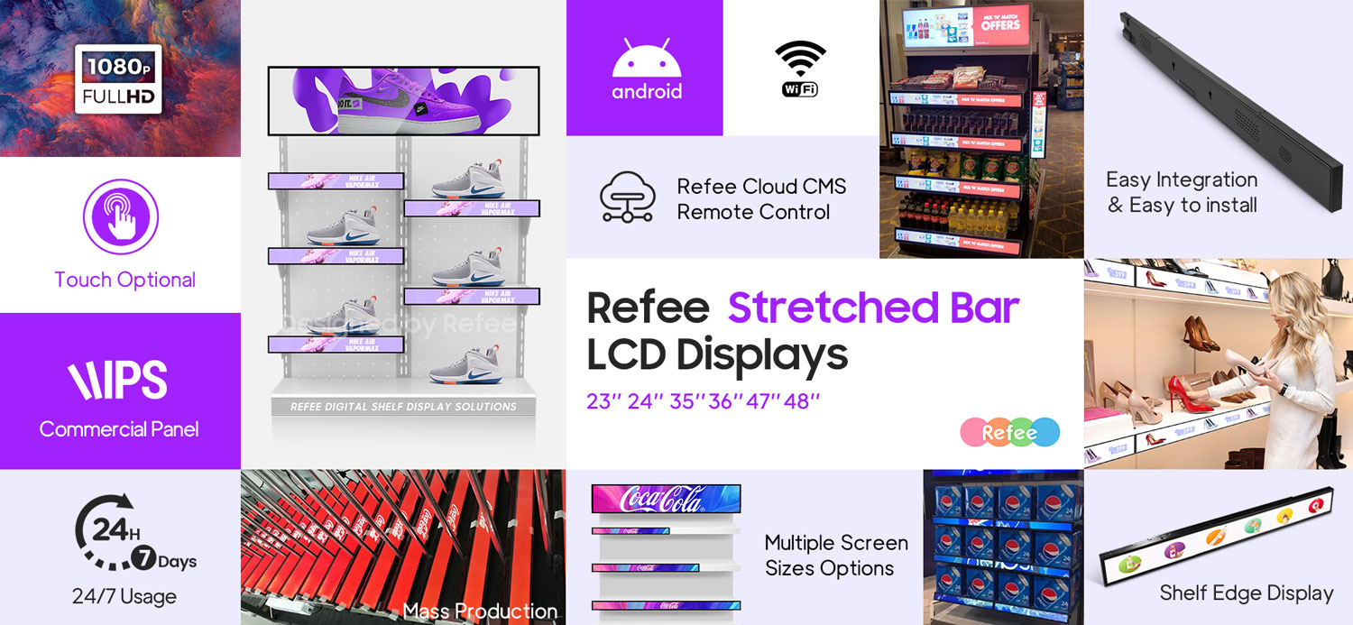 China shelf edge display supplier manufacturer - Refee