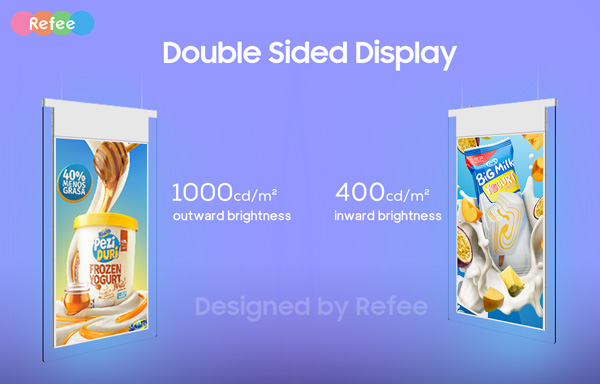 China double sided digital signage supplier- Refee