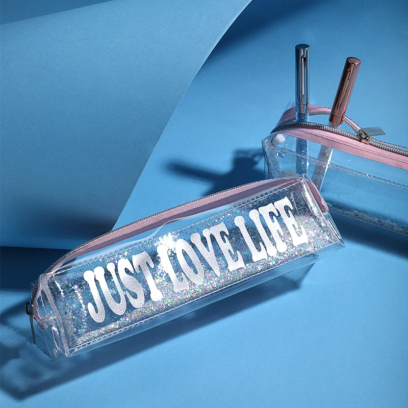 Clear Cube Pencil Case Syloon