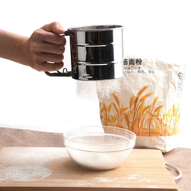 stainless steel flour round sifter