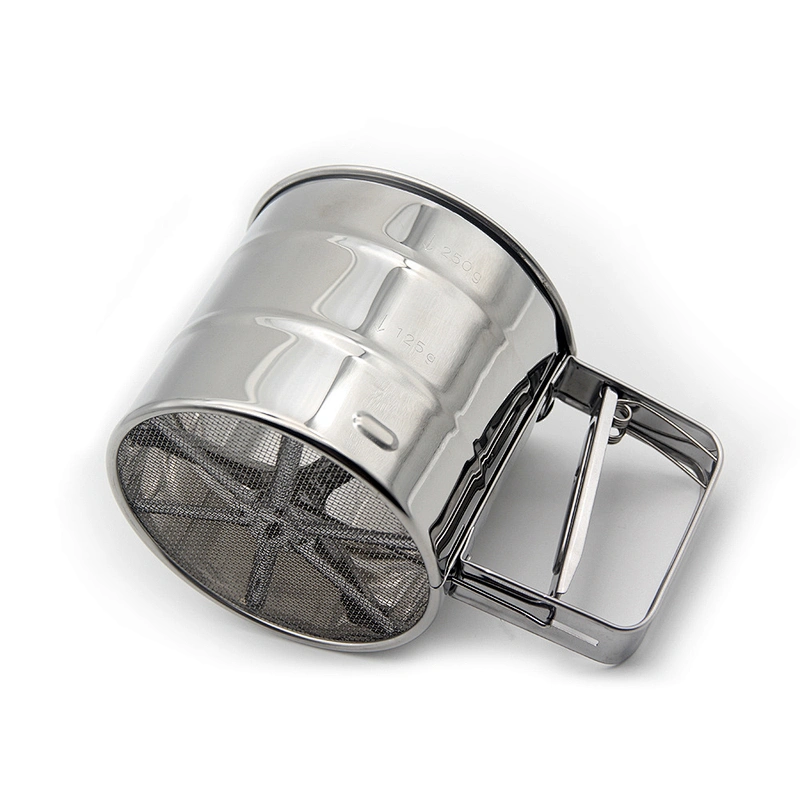 stainless steel flour round sifter
