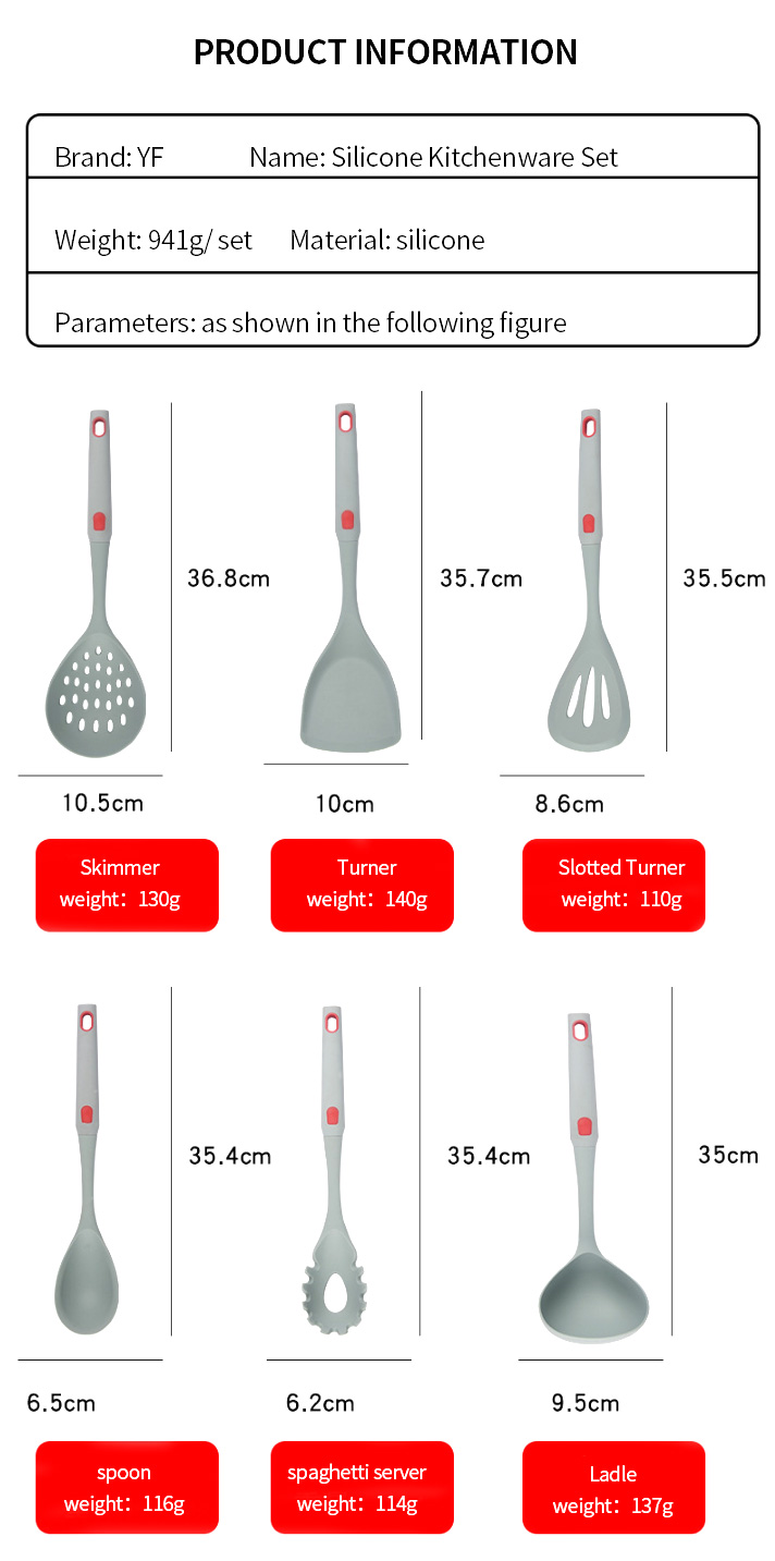 Silicone Kitchenware Kit