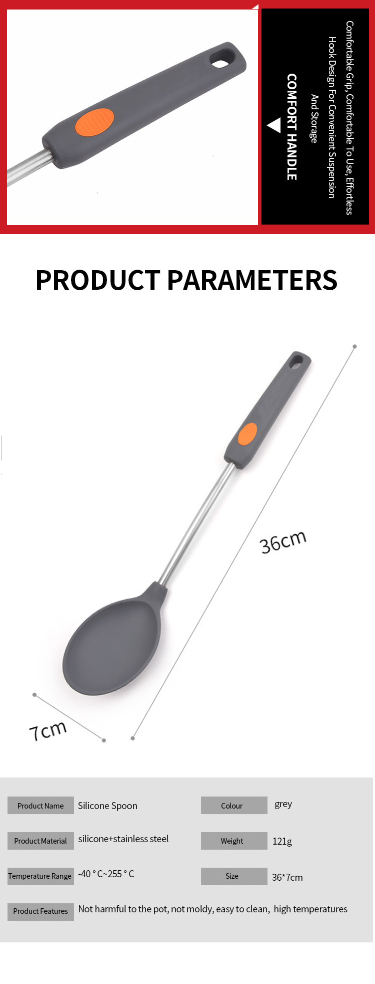 Silicone Soup Spoon