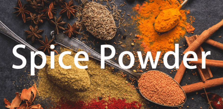 spices powder list