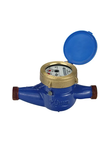 Liquid Sealed Water Meter with 1 inch Multi Jet Wet Iron Water Meter ...