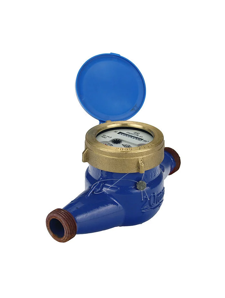 Liquid Sealed Water Meter with 1 inch Multi Jet Wet Iron Water Meter ...