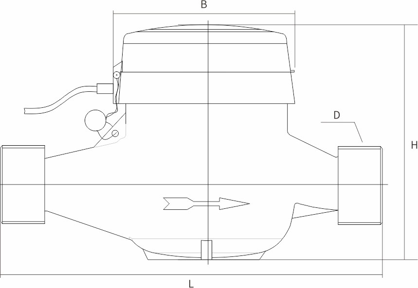 High Accuracy Brass Water Meter with Direct Read | KINMETER.COM