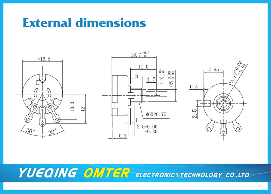 potentiometer resistor rotary potentiometer