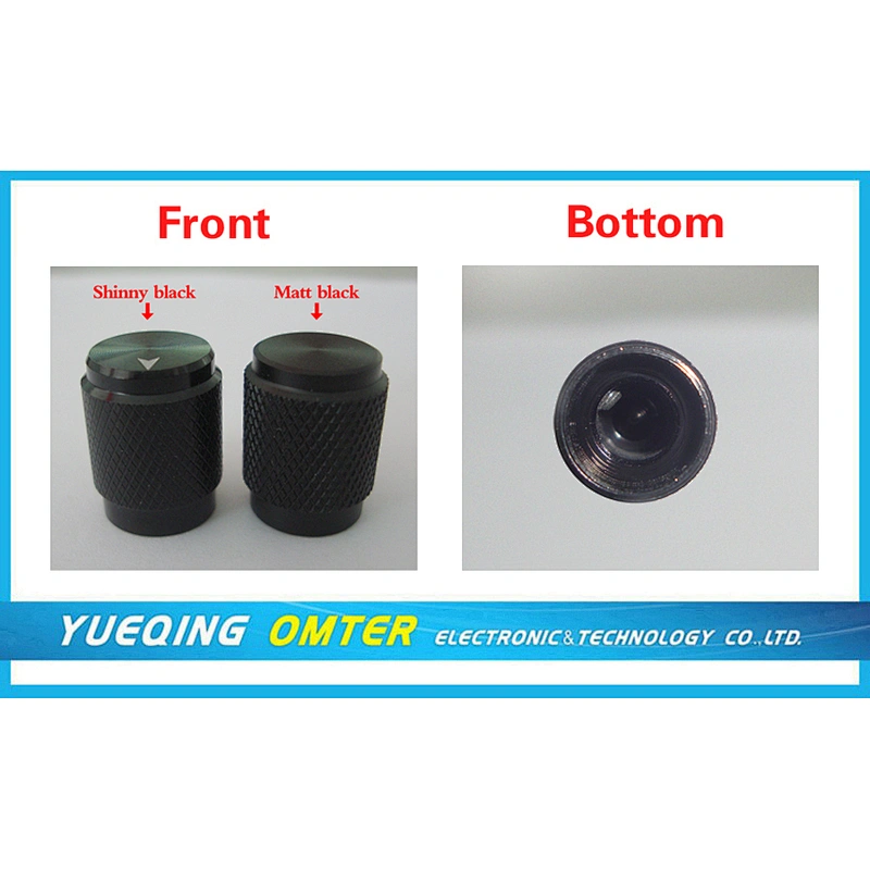 aluminium potentiometer knob