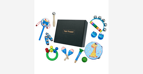 Wooden 13pcs Music Instrument Kit Kids Early Education Music Game Set ...