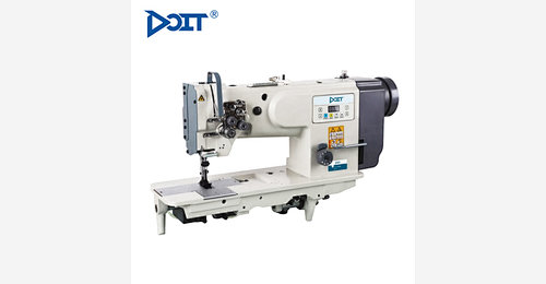 Direct drive double needle compound feed heavy duty sewing machine ...