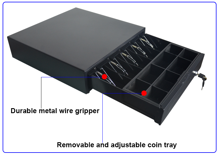electronmic cash drawer RJ11 RJ12 cash box drawer for pos