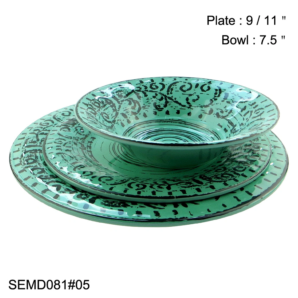 turquoise melamine dinnerware ,wholesale - SEBEST