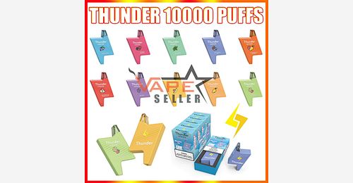 MRVI Thunder 10000 Puff Disposable Vape - Long Lasting, Rechargeable ...
