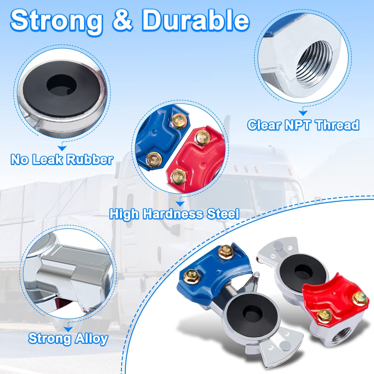 semi truck glad hands , 3 in 1 air power line gladhands , 3 in 1 air ...