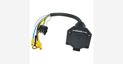 Autone 7 Way RV Trailer Light Connector Socket , 7 way trailer socket ...