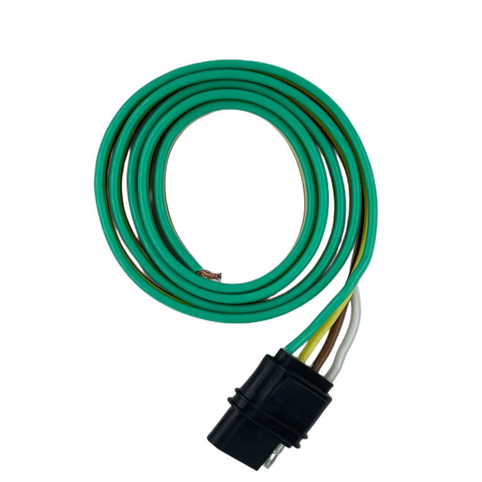 4 Way Trailer Flat Wiring Kit , four pin trailer connector , 4 pole ...