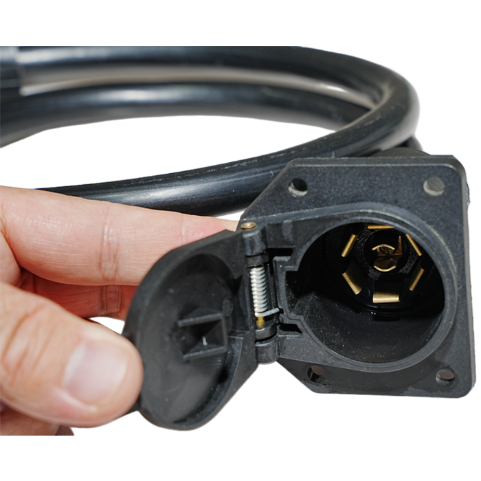 Autone 7 Way RV Trailer Light Connector Socket , 7 way trailer socket ...