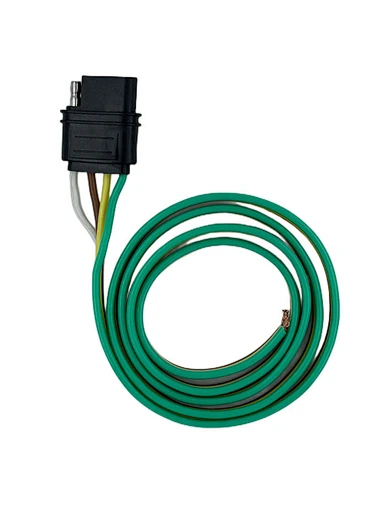 4 Way Trailer Flat Wiring Kit , four pin trailer connector , 4 pole ...