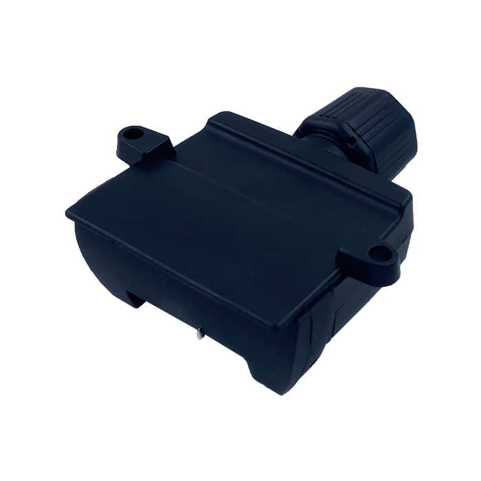 TS04E 7pin Falt 12v Nylon Trailer Socket , 7 pin flat trailer socket ...