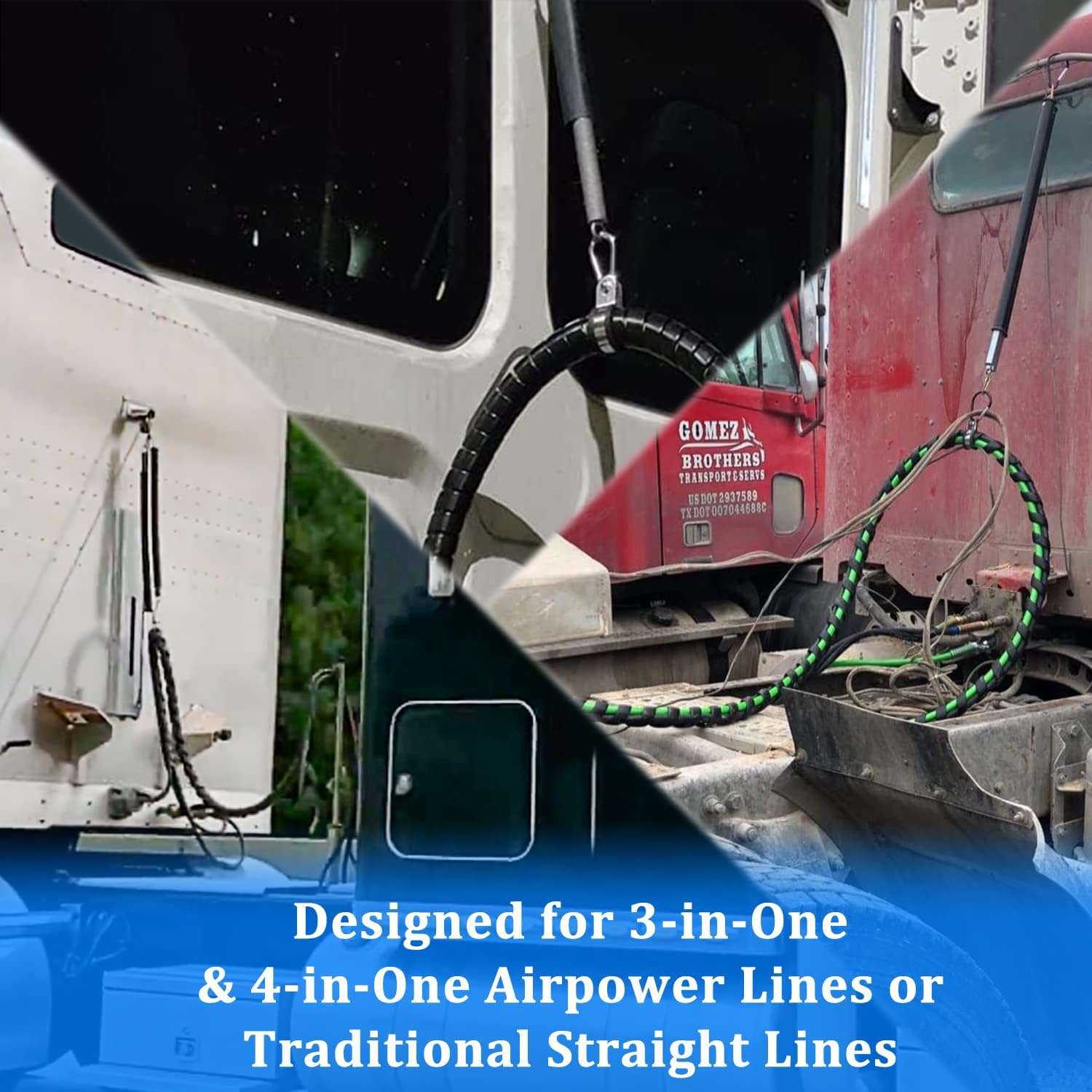 BS505 4 in 1 Trailer Air Electric Line Set- AUTONE