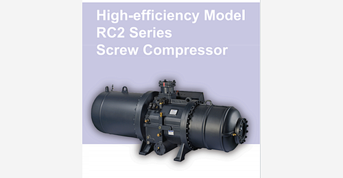 High efficiency screw compressor